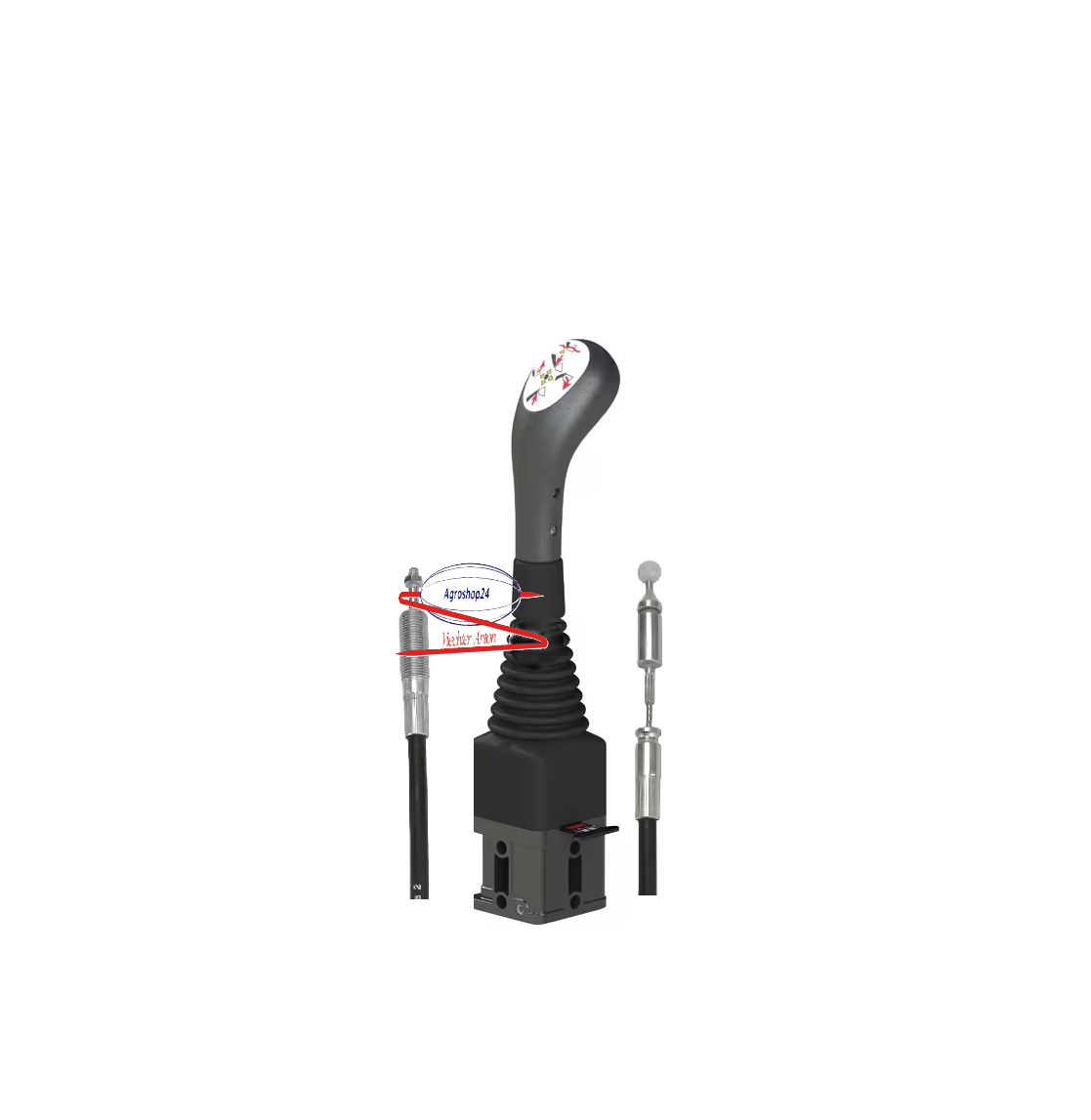 Stoll Hauer Joystik ohne Taster mit 2 seilen 2m- Frontlader Steuerung ...